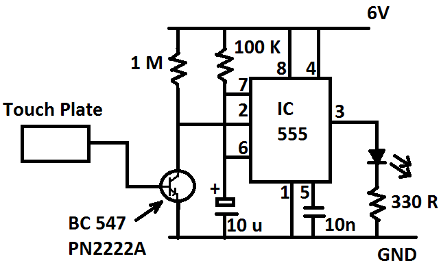 TOUCH PLATE BASED DOOR BELL