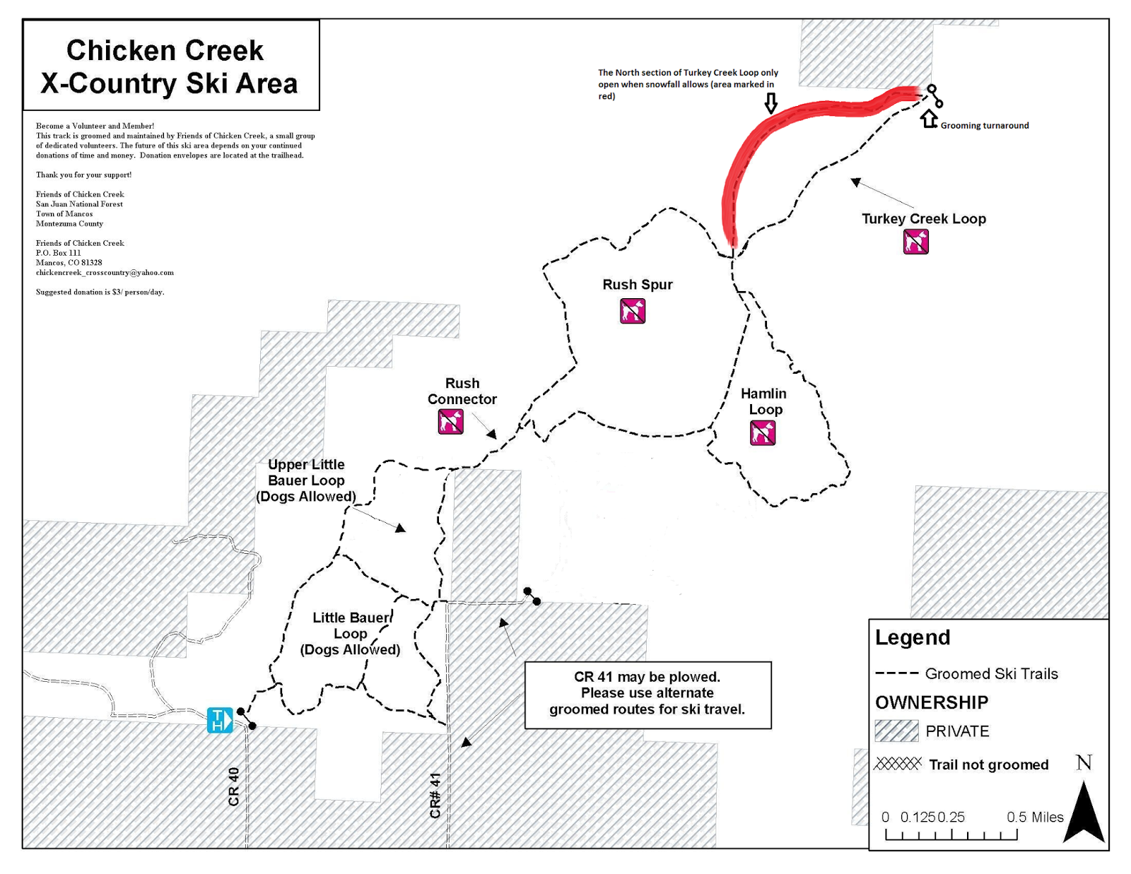 Chicken Creek Nordic: Updated Map