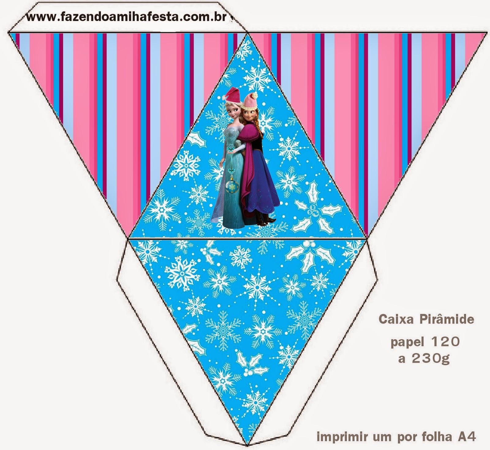 Frozen in Christmas: Free Printable Boxes. - Oh My Fiesta! in english