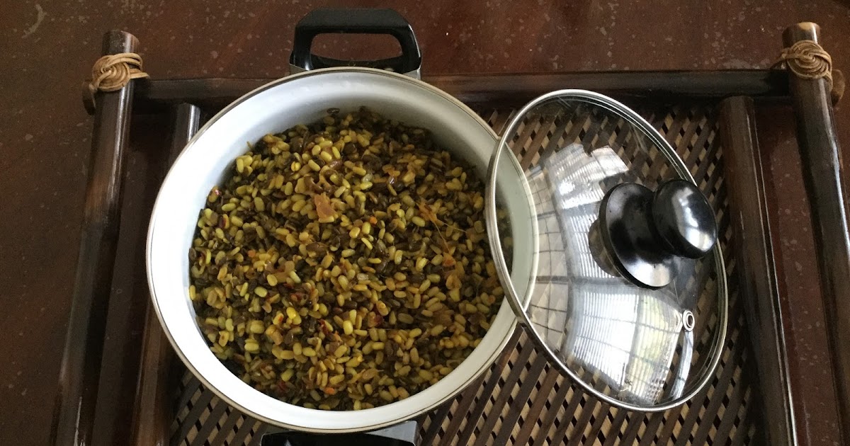 Cooking at Home: Split Urad Dal Stir Fry