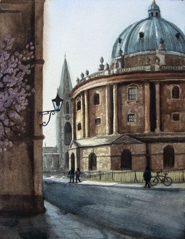 Cavalla Art: Radcliffe Camera - watercolour