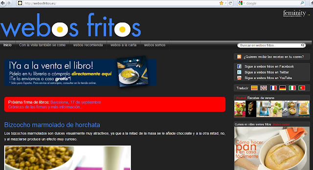 la cocina de aficionado: Webos Fritos: recetas y momentos