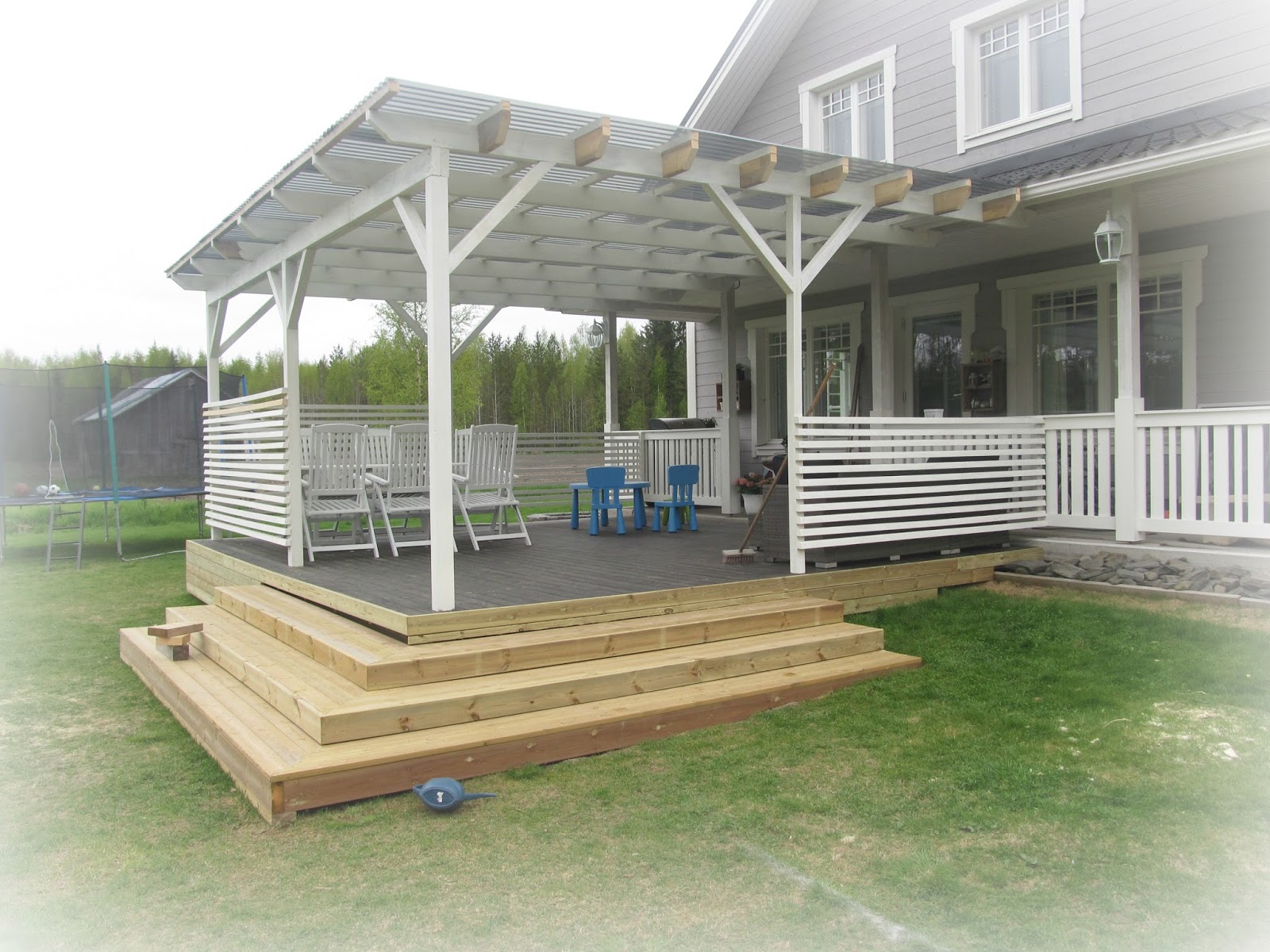 Unelmien elämistä: kurkkausta terassille...