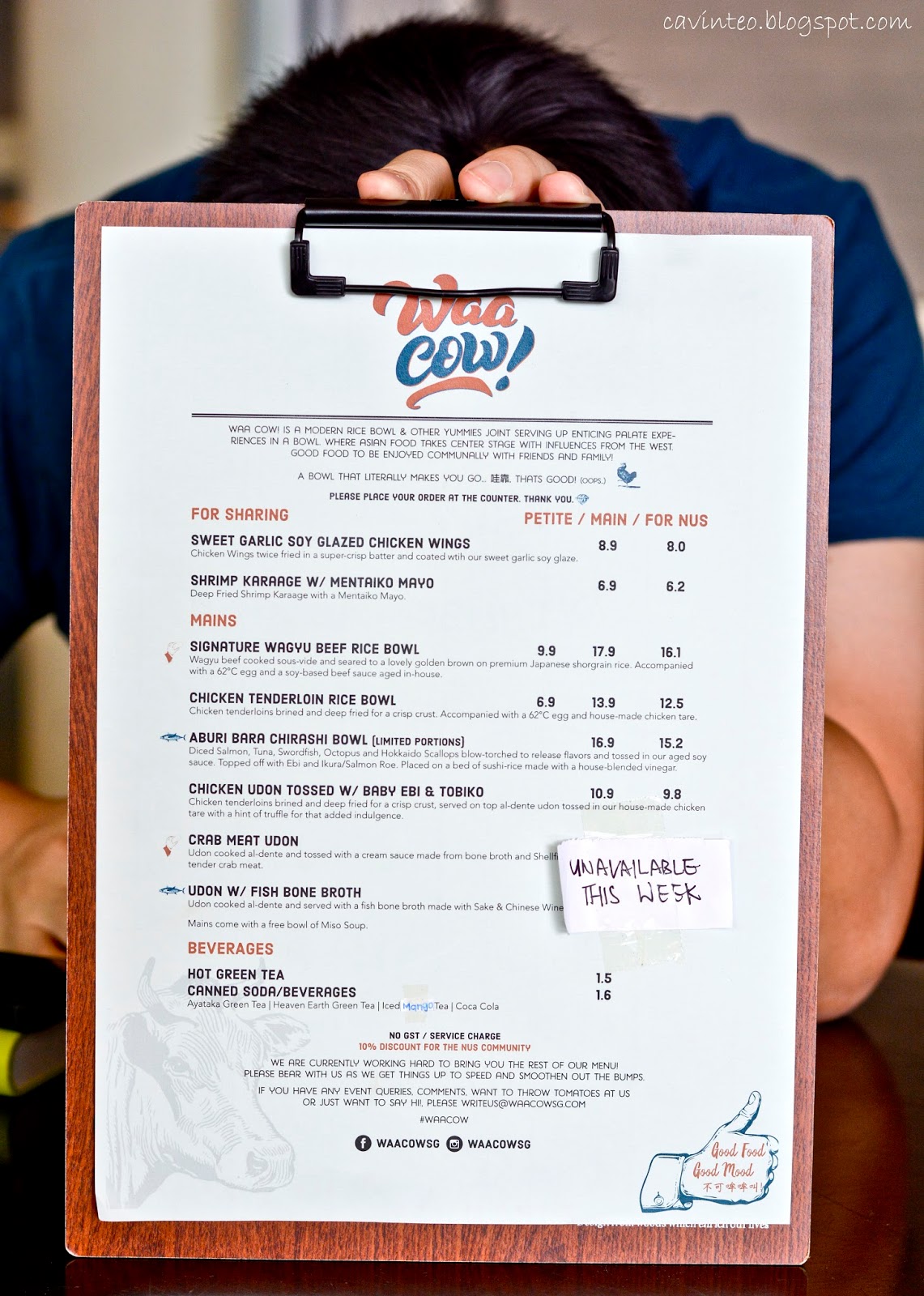 Entree Kibbles: Waa Cow! - Signature Wagyu Beef Rice Bowl @ NUS Shaw ...