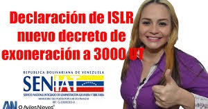 EXONERACION DEL ISLR A PERSONAS NATURALES Gaceta oficial Nº 40.864 08 ...