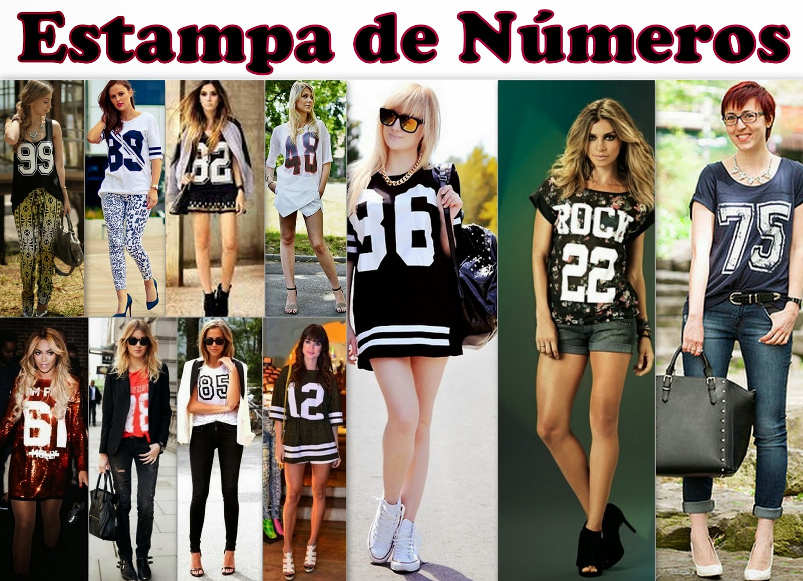 Cacau Silva: Ta na moda: Estampa de Números