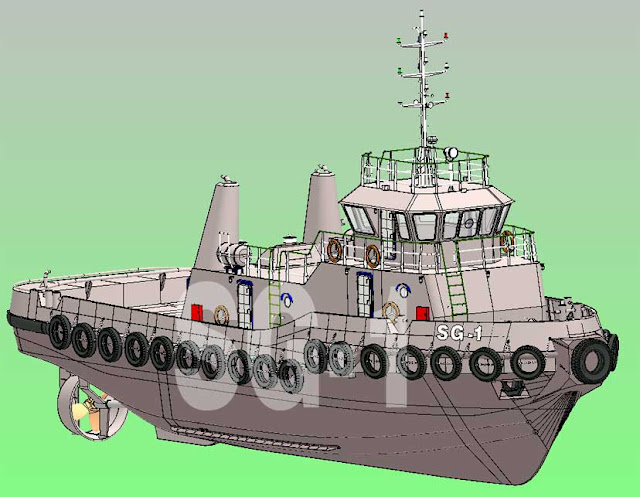 solidworks for design tugboat: SolidWorks Tugboat Design