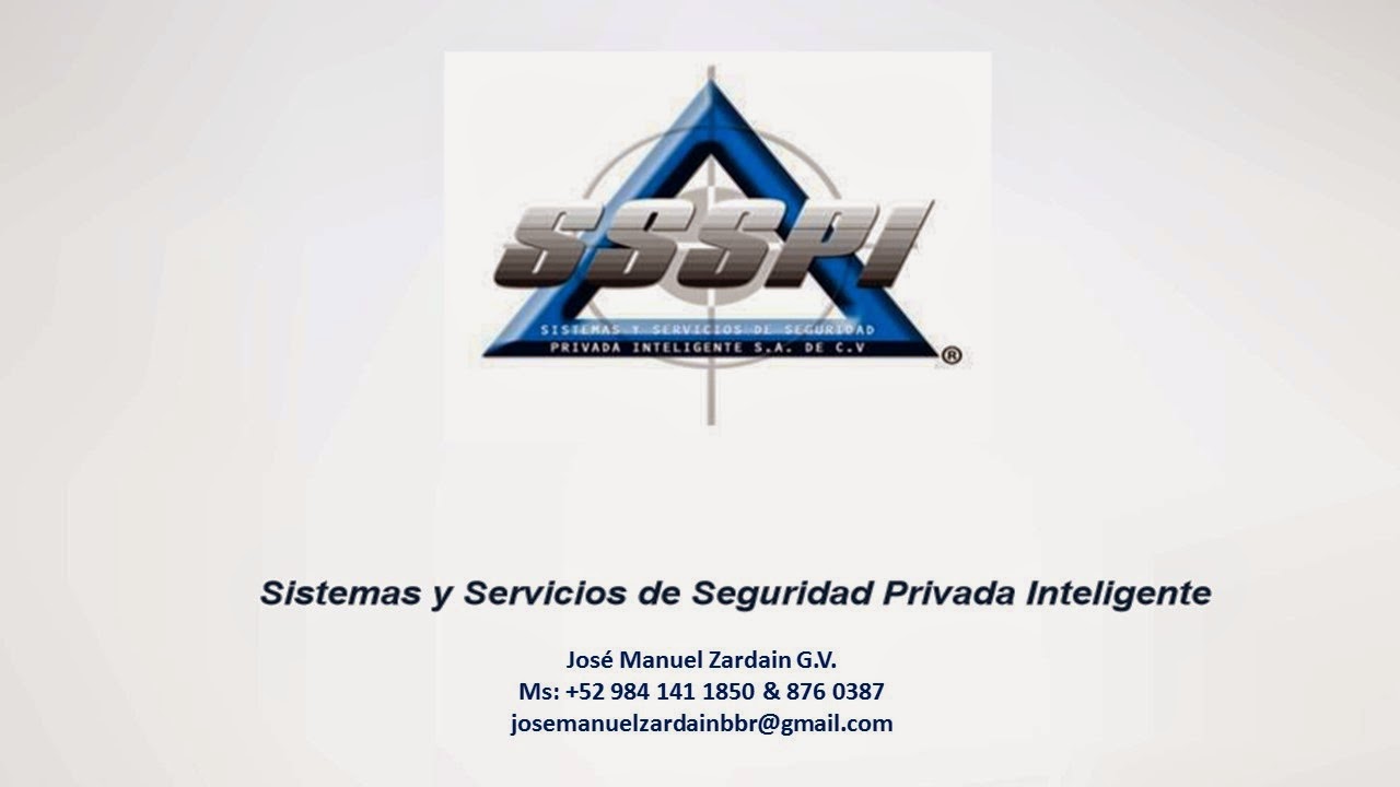 Sistemas y Servicios de Seguridad Privada Inteligente - SSSPI