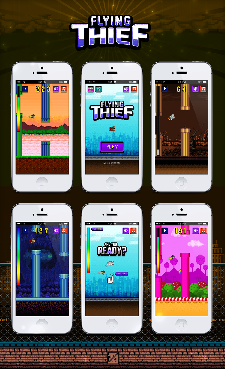 AMP by Jerald Angelo: Flying Thief Game