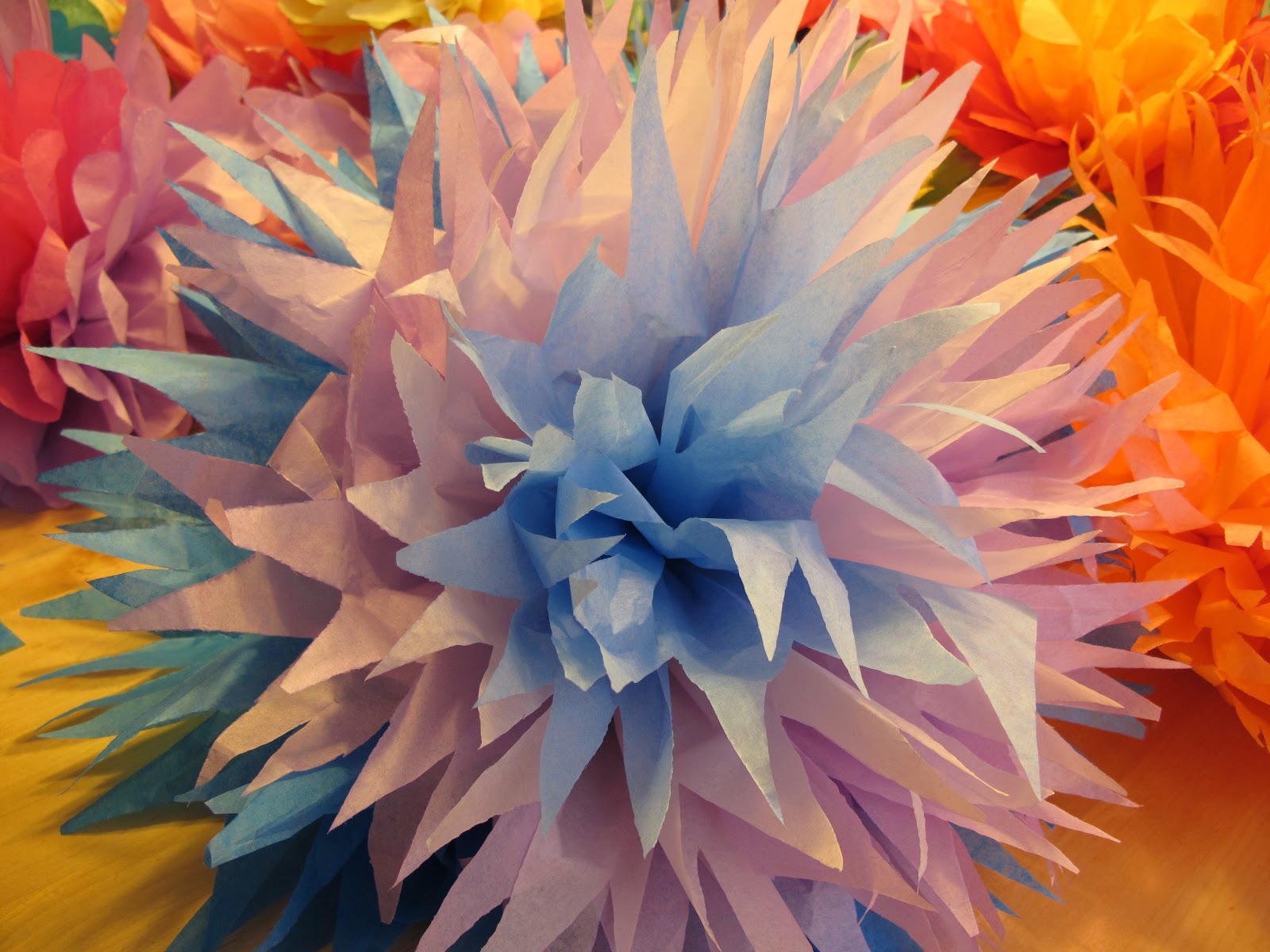 edenfolwell: Tissue Paper Flowers (part two)