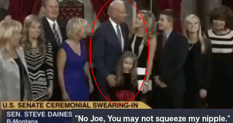 Obiter Dictum--An American: Touchy, Feely Joe Biden -- 'Copping a feel'