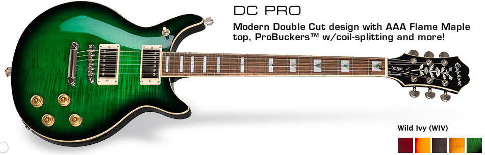 theGUITARaddict: Epiphone 2019: DC Pro