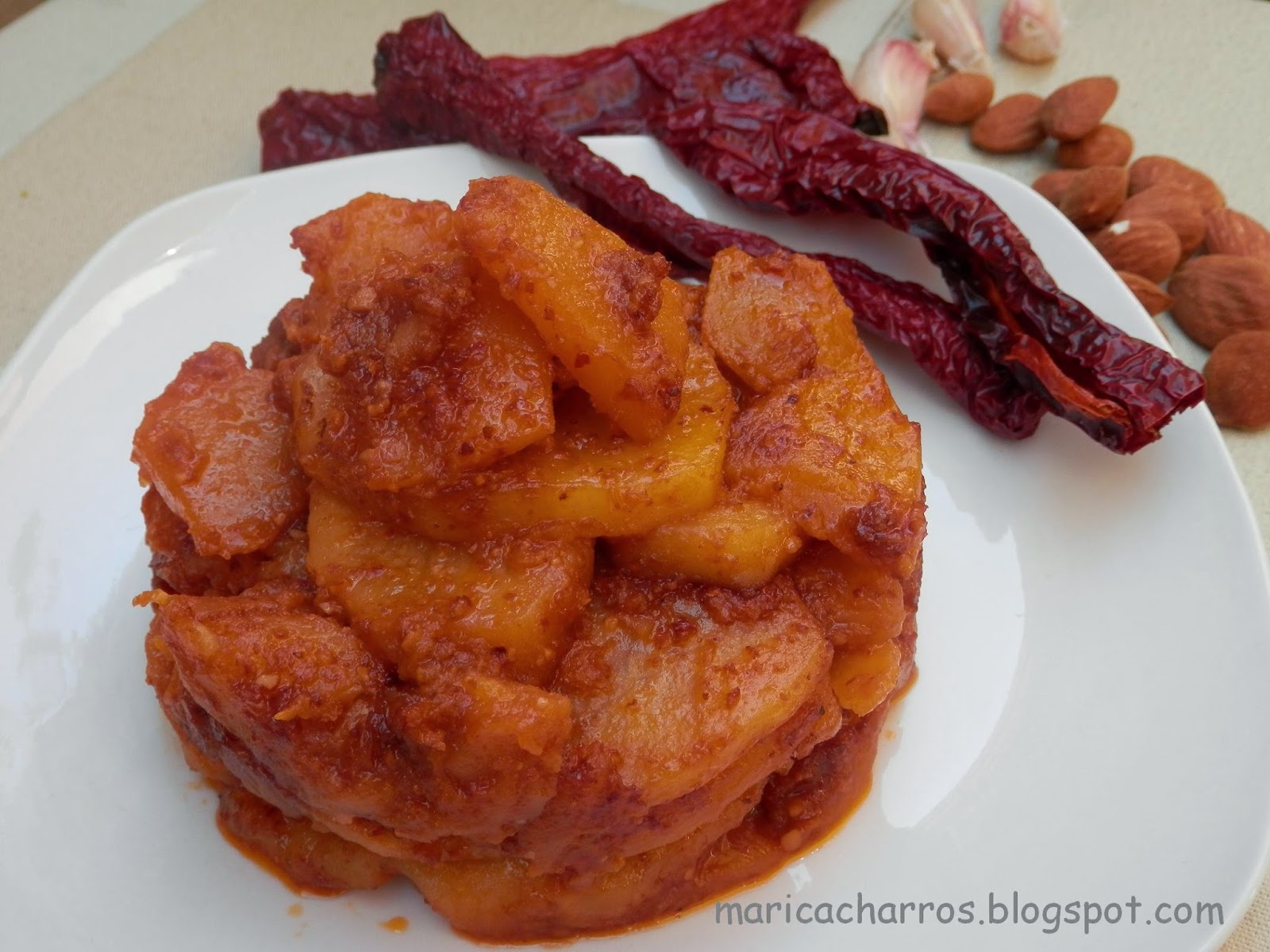 Fritá de calabaza al ajillo | Maricacharros
