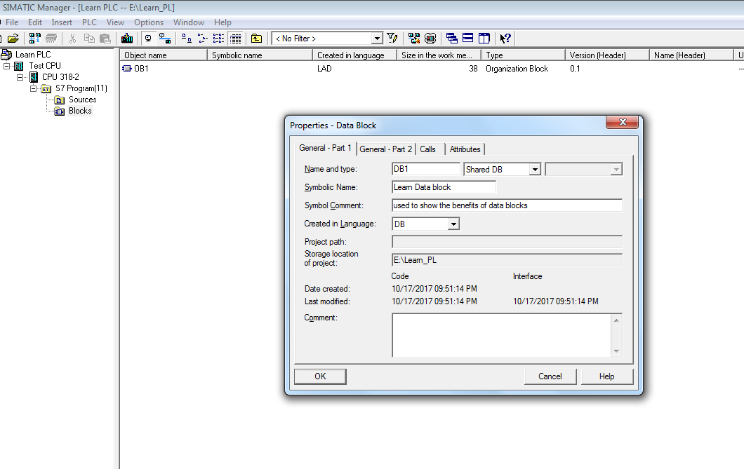 شرح Data Block فى Siemens PLC موقع الهندسة الكهربية