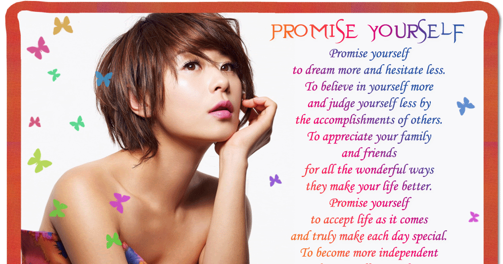 * Nubia_group Inspiration *: Promise yourself