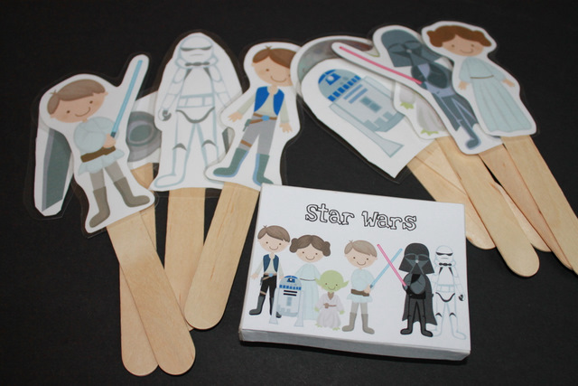 Star Wars Stick Puppets | Munchkins and Mayhem