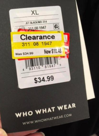 Target Addict: Target changes clearance stickers from red to yellow...