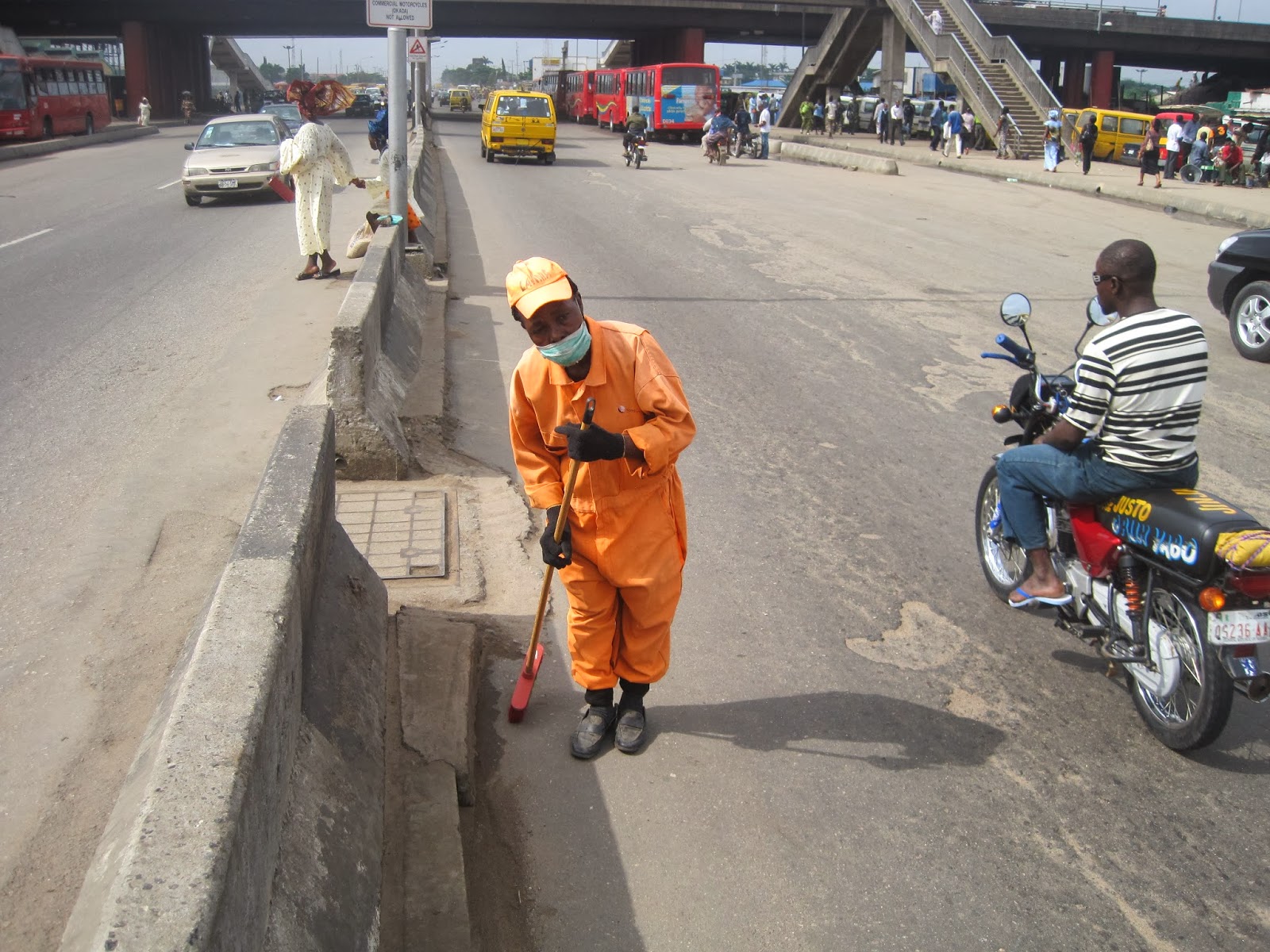 Photos of Nigeria: Lagos State Waste Management Authority Officials at Work