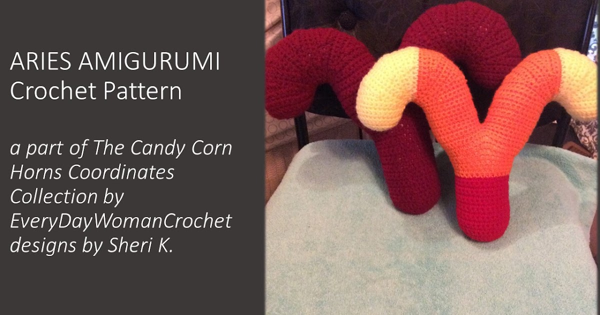 Candy Corn Horns: Aries Amigurumi Crochet Pattern