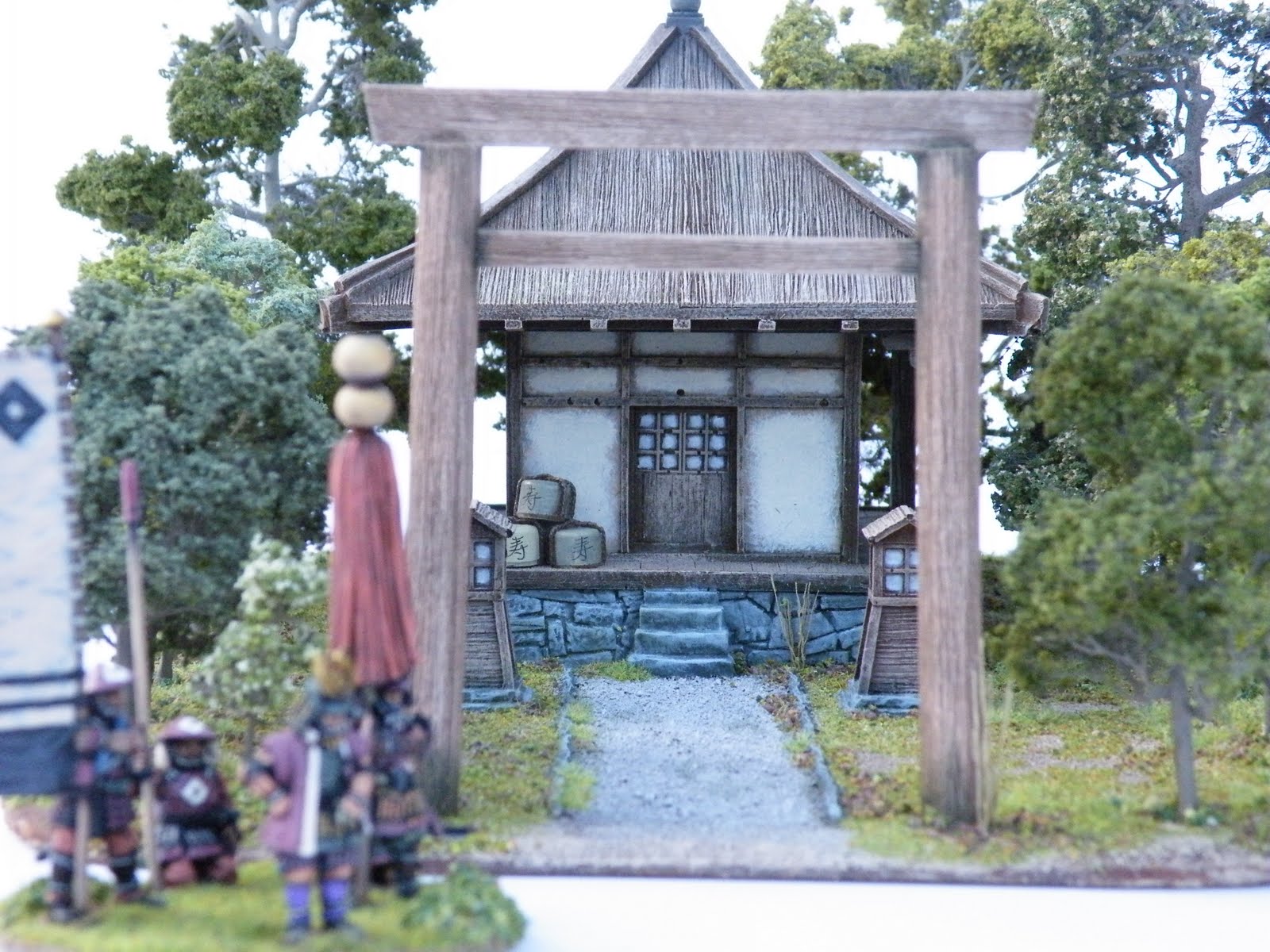 Jimbibblyblog: 28mm Samurai terrain (roadside shrine)