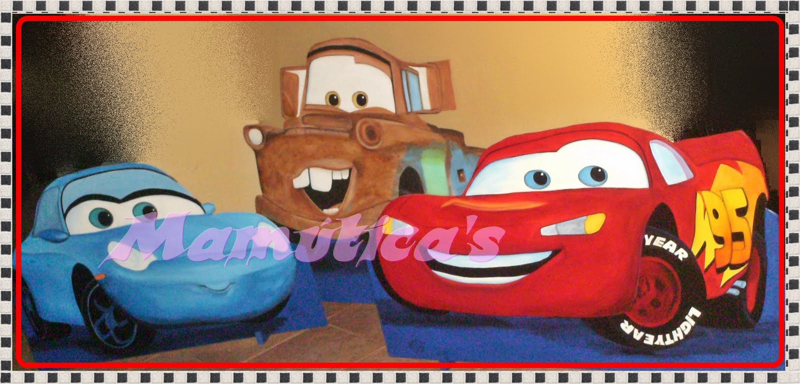 Mamutica's: Rayo Mc Queen, Mate y Sally .... Cars nuevamente
