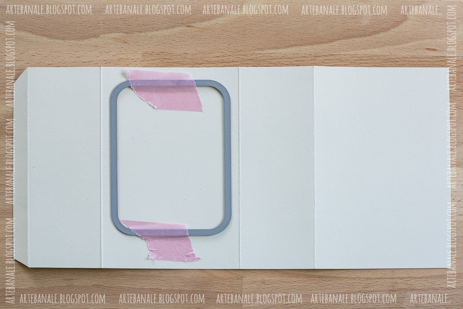 ARTE BANALE: Shadowbox card - TUTORIAL