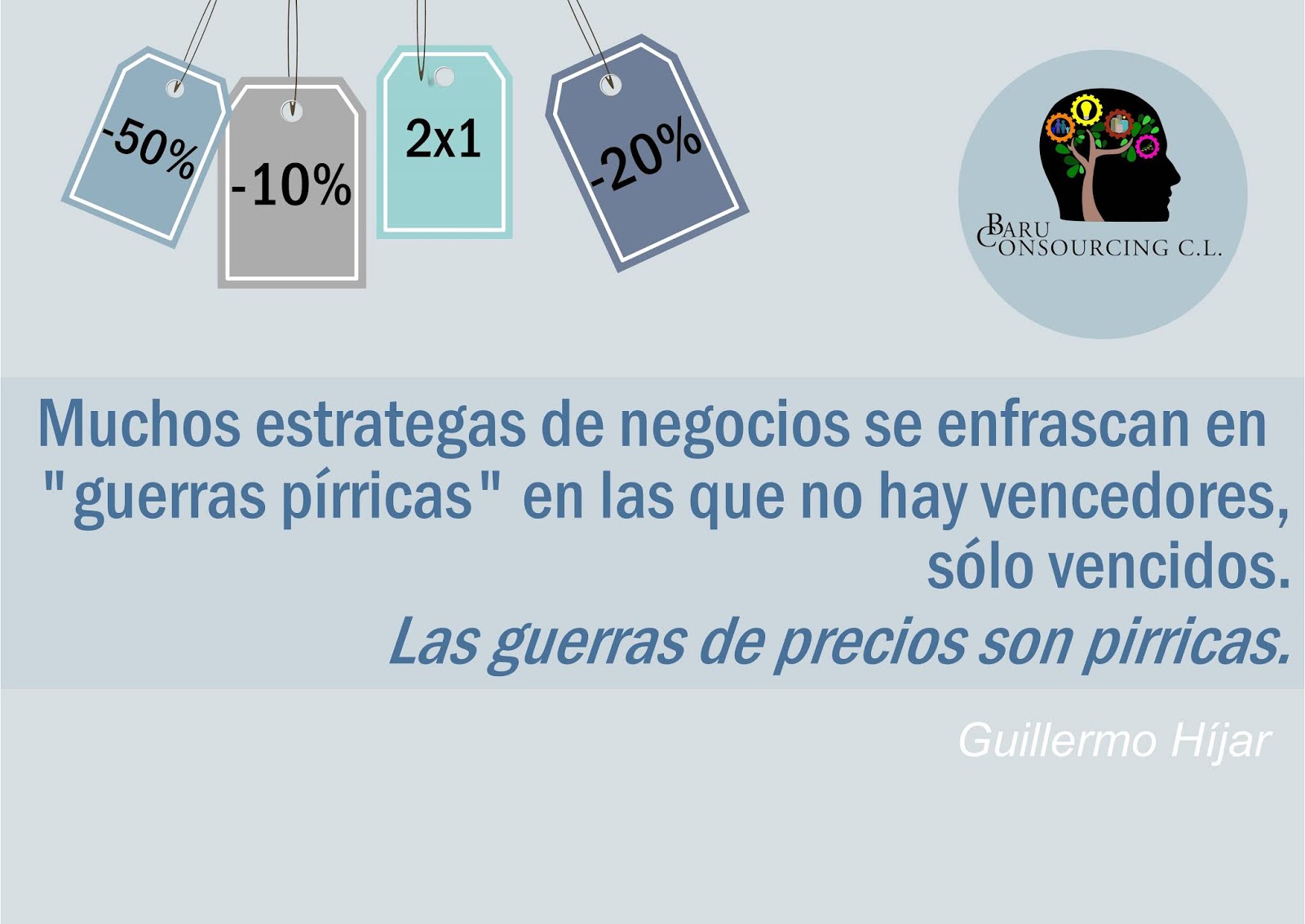 BARUCONSOURCING C.L: Guerra de precios