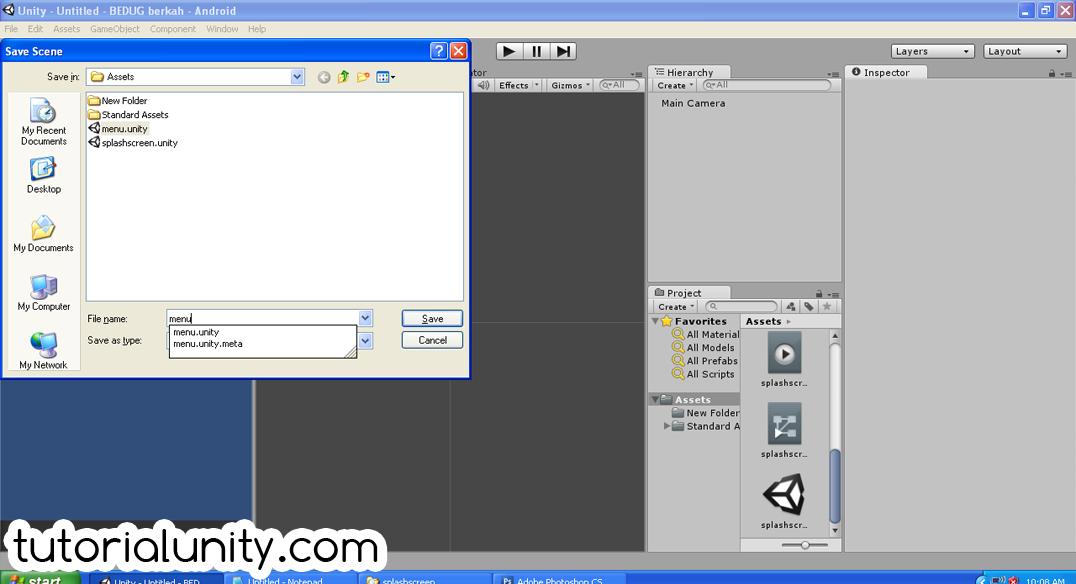 How To Make Splash Screenloading Screen In Unity Tutorialunity