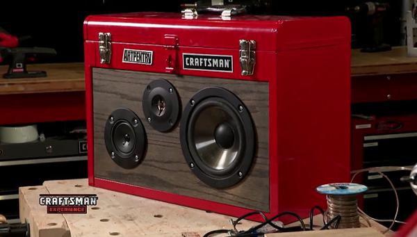 Need A Portable Stereo Or Amp, Try An Old ToolBox - Rusty Knuckles ...