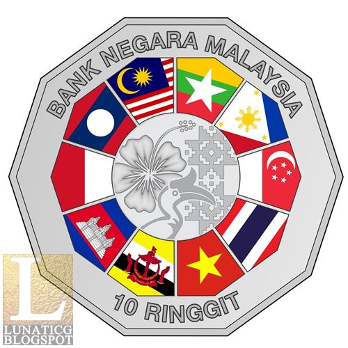 ASEAN 2015 Summit coins launch by Tan Sri Muhyiddin | Lunaticg Coin