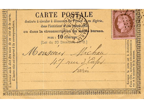 Histoire de la Carte Postale