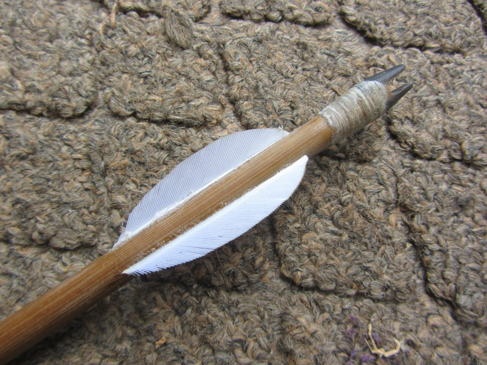 Bowyer's Diary: First Warbow Flight Arrow