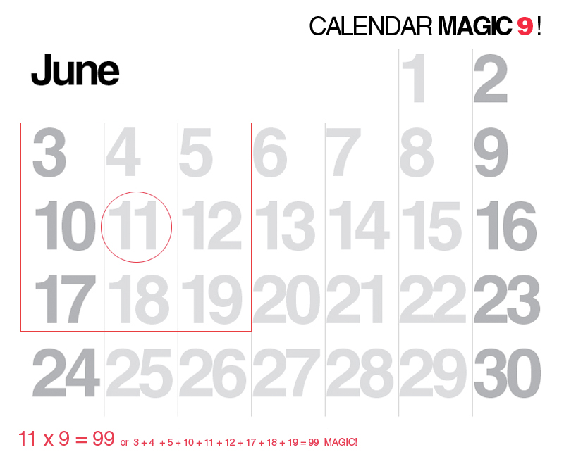 E is for Explore!: Calendar Magic 9