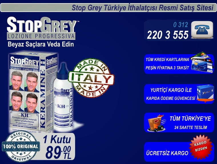 Stop Grey | Beyaz Saç Giderici Losyon