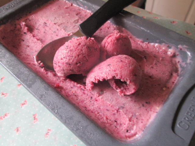 Canela kitchen (gloria): Very berry Ice Cream (Helado de frutos del bosque)