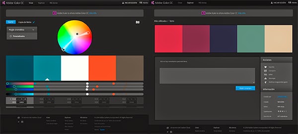 Adobe Kuler (Adobe Color CC) Generador de colores profesional. - El ...