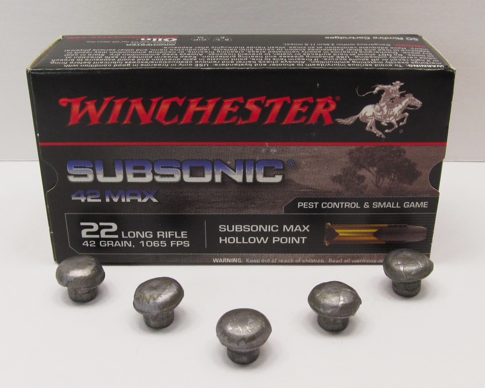 The Rimfire Channel Blog: Winchester Subsonic 42 Max LHP 22LR ...