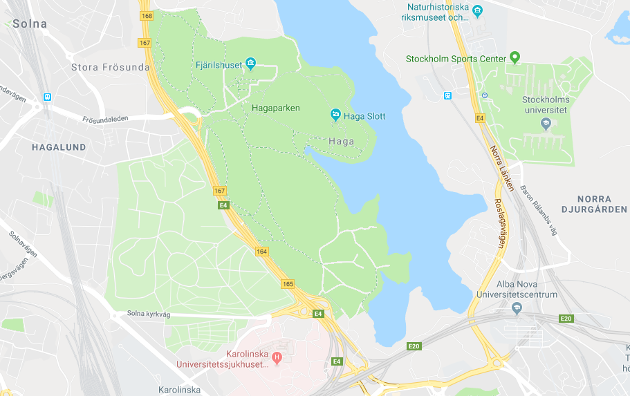 Donna Tukholmassa: Hagaparken ja Hagan linna