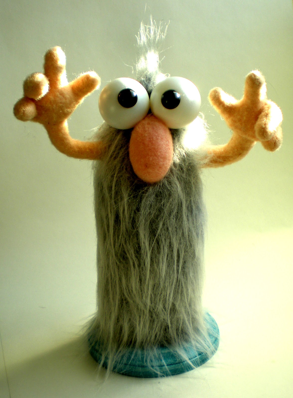 The Golden Glue Gun: Poseable Caveman Puppet