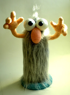 The Golden Glue Gun: Poseable Caveman Puppet