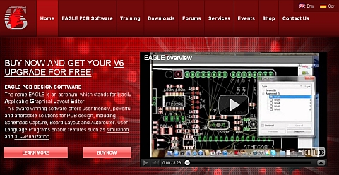 BugWorkShop - 甲蟲工作室: 安裝 CadSoft EAGLE PCB 程式 (一)