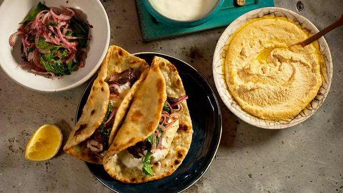 Syrian-style hummus, lamb kebab recipe | LEBANESE RECIPES