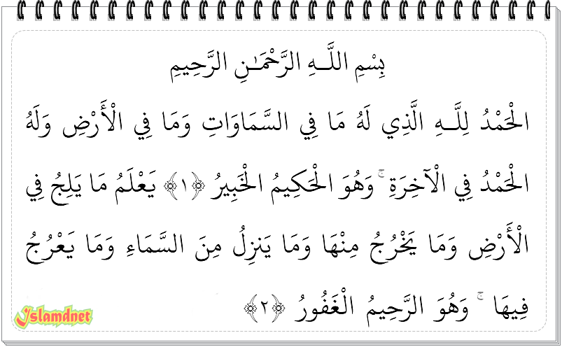 Surah Saba' Dan Artinya | Ucapan Terindah