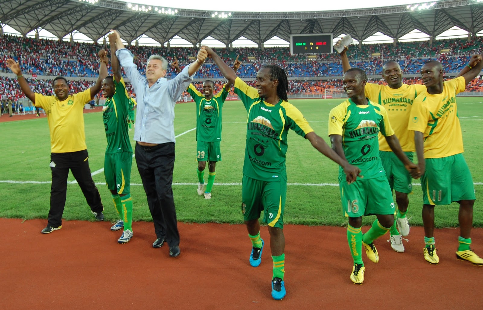 Wachezaji wa Yanga walivyoshangilia bao