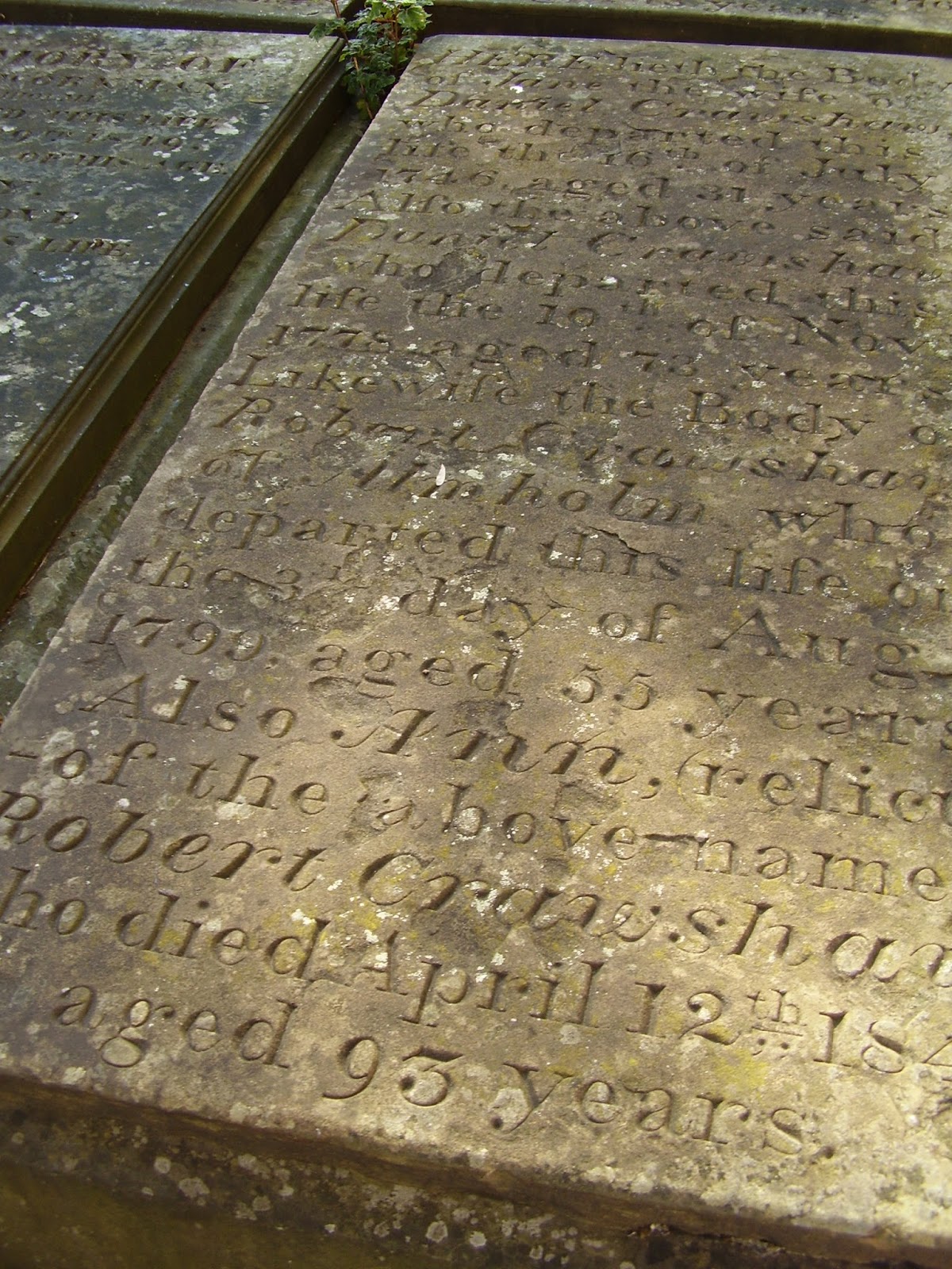 Arksey Village, A History: Church Graves