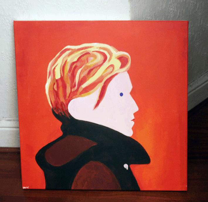 Large Bowie "Low" Art Art