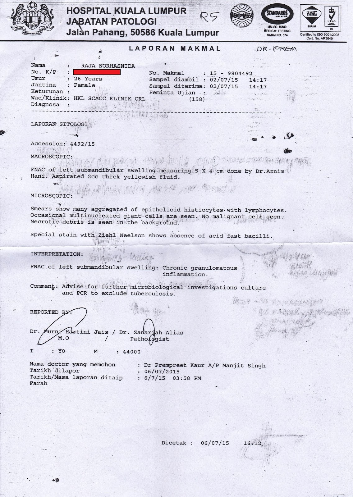 Disyaki Sakit TIBI.... | ~ RIMBA PENUH RAHSIA