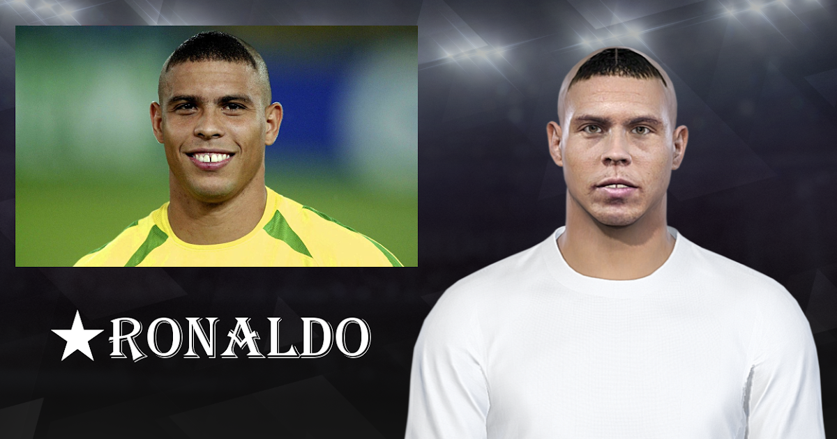 Ronaldo Nazário Face by Stels Edited by WhatTheDuck (2002 WC Version)