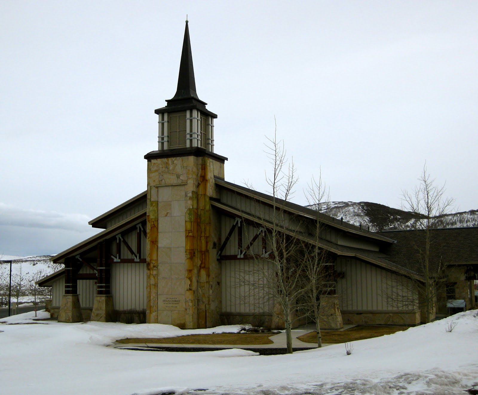 Mormon Steeples and Their Buildings: Over from Snyderville, Utah ...