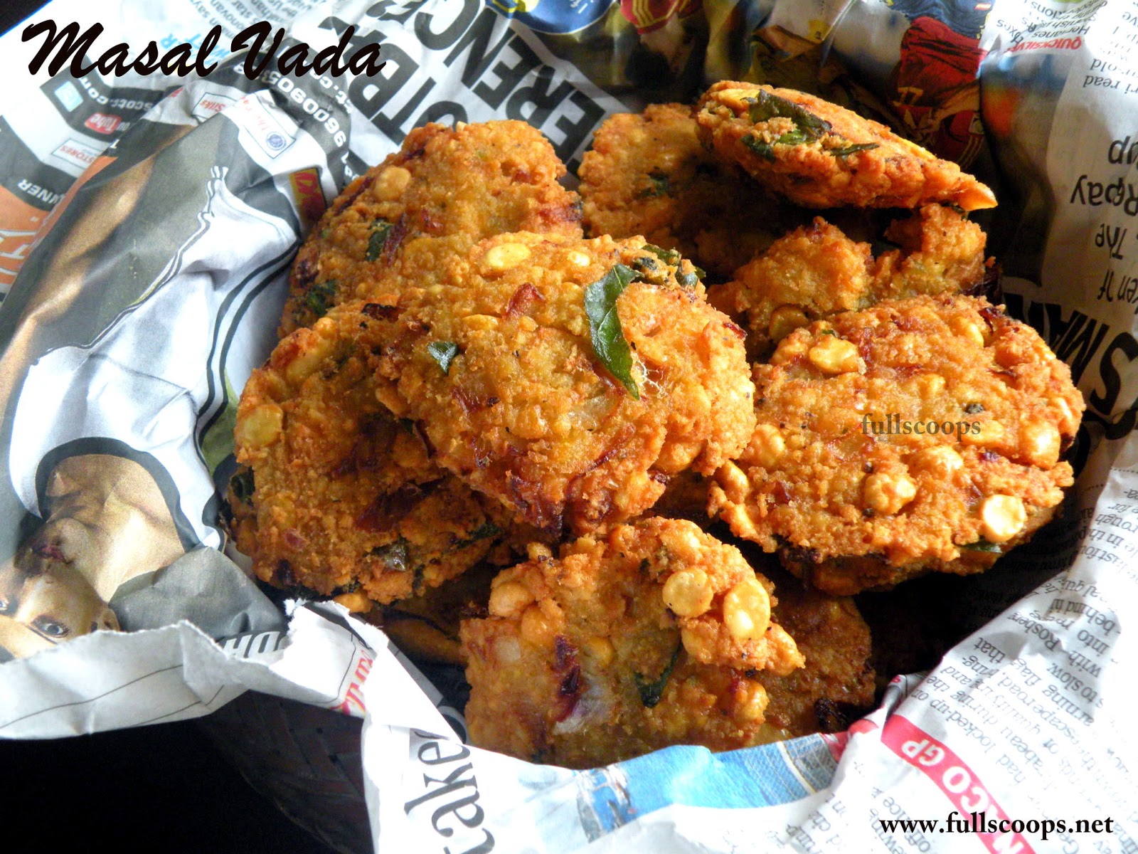 Masala Vadai ~ Full Scoops - A food blog with easy,simple & tasty recipes!